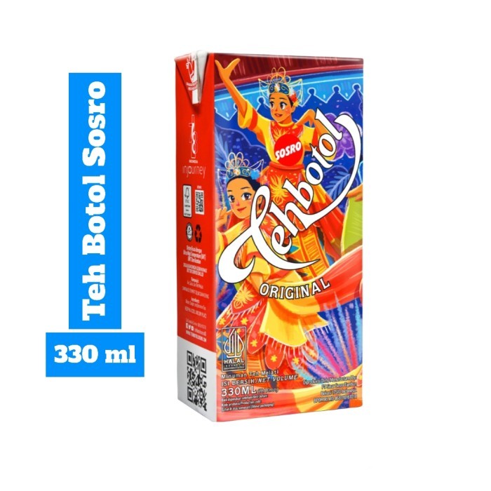 Jual Teh botol sosro kotak _ 330 ml 3 pcs | Shopee Indonesia
