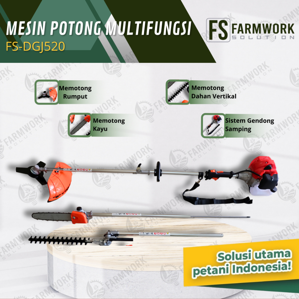 Jual Mesin Potong Rumput Multifungsi FS-DGJ520 / Multifunction Machine ...