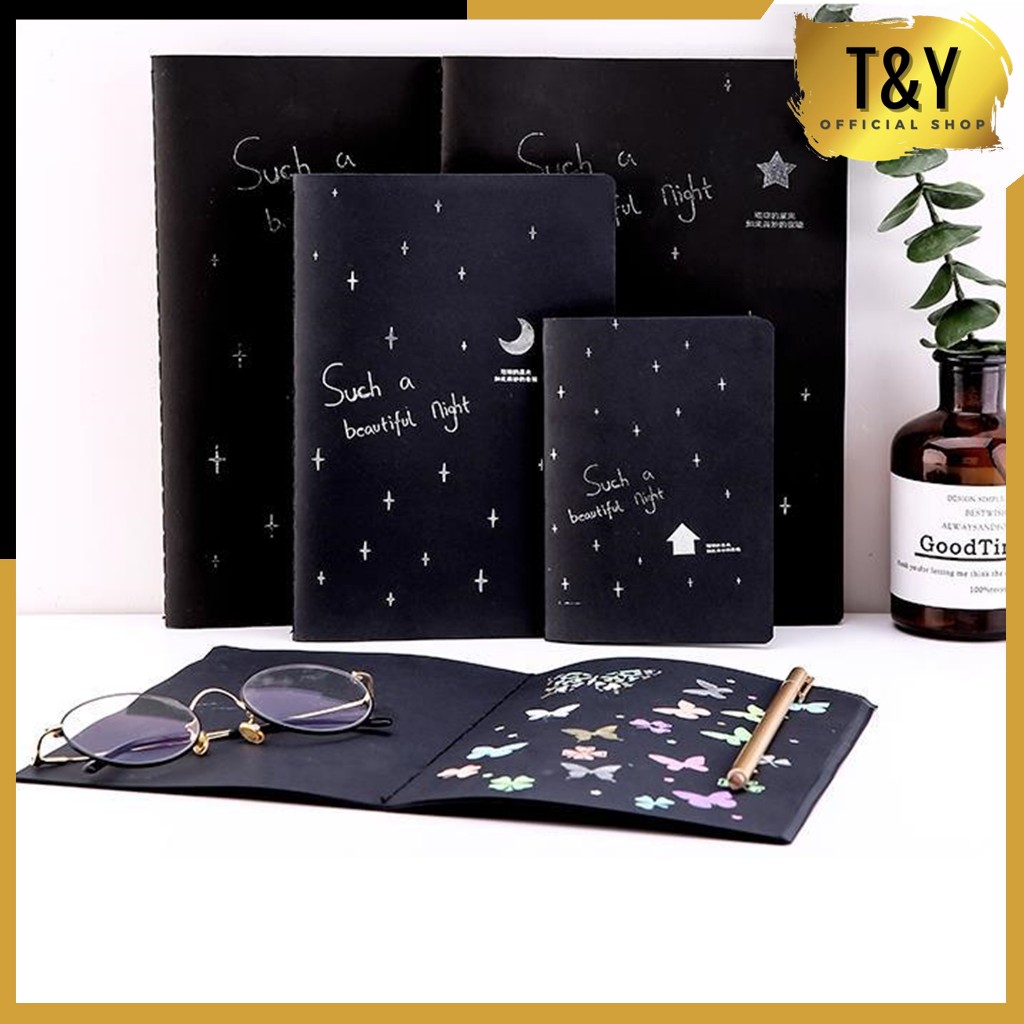 Jual T&Y Buku Tulis Warna Hitam Isi 28 Lembar Black Paper Plain ...