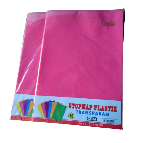 Jual MAP L / Stopmap L Plastik Pink Kiky / Map L F4 (PACK) | Shopee Indonesia