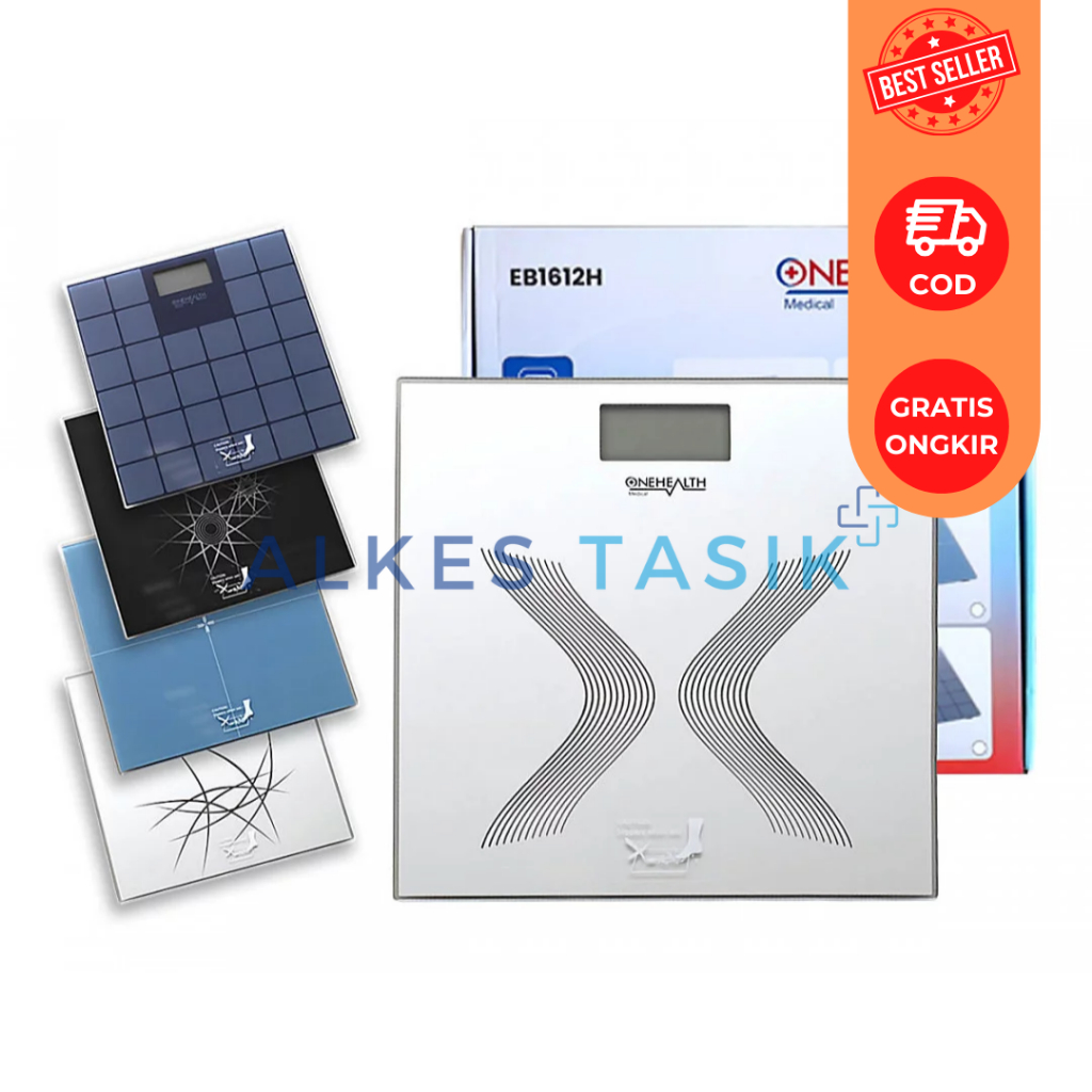 Jual Timbangan Badan Digital Onehealth EB 1612 H Timbangan Injak ...