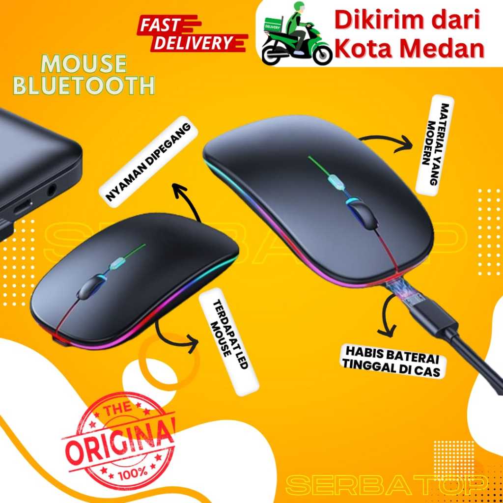 Jual Mouse Wireless RGB Dual Mode 2.4GHz 5.0 Mouse Wireless | Shopee ...