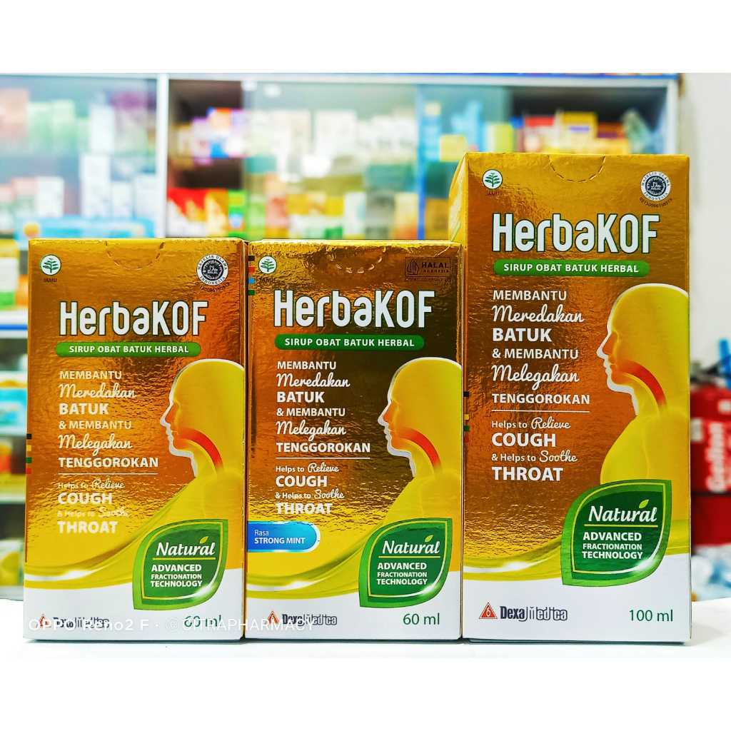 Jual Herbakof 𝐒𝐢𝐫𝐮𝐩 𝐎𝐛𝐚𝐭 𝐁𝐚𝐭𝐮𝐤 𝐇𝐞𝐫𝐛𝐚𝐥 𝟔𝟎𝐌𝐋 & 𝟏𝟎𝟎𝐌𝐋 - Meredakan Batuk ...
