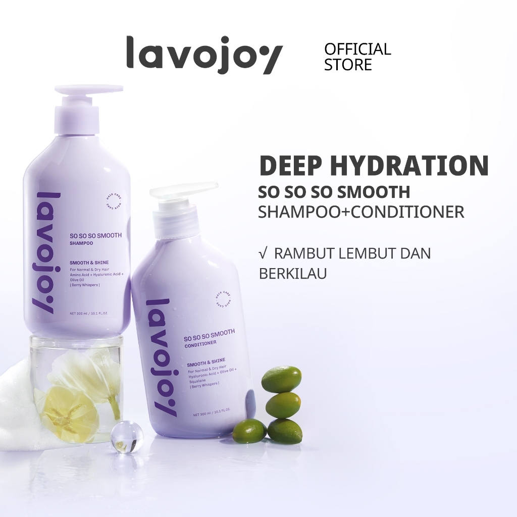 Jual Lavojoy So So So Smooth Shampoo / Conditioner - 300ml | Shopee ...