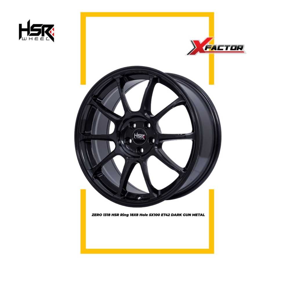 Jual VELG MOBIL HSR 18 HSR ZERO R18X8 H5X100 ET42 DGM | Shopee Indonesia