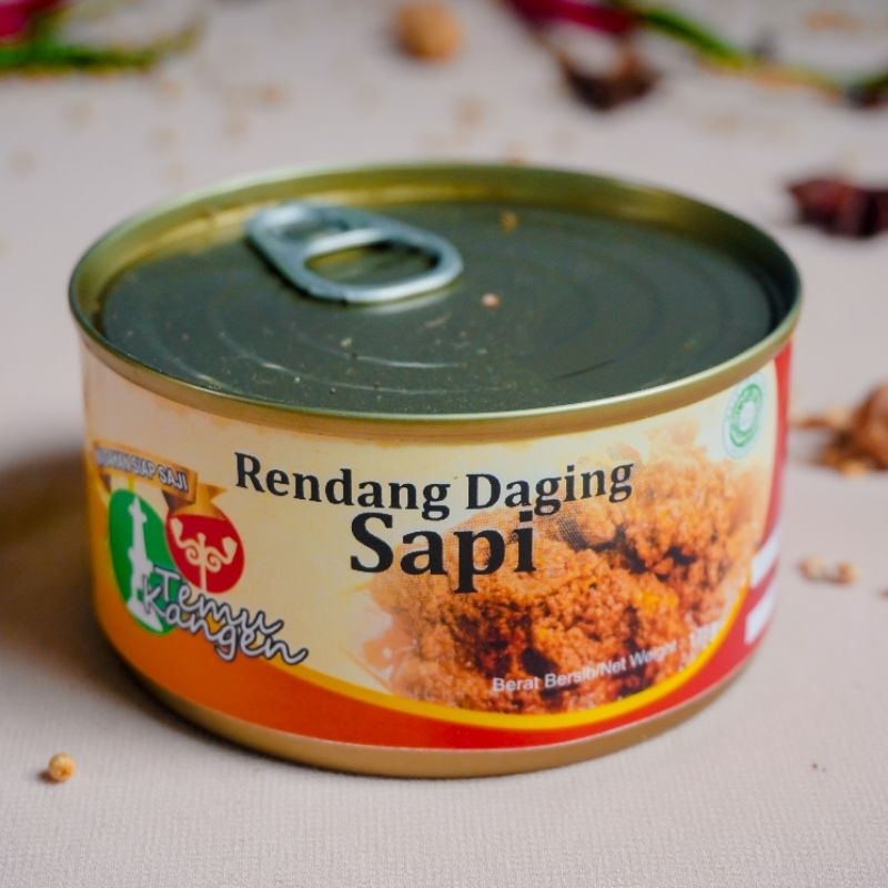Jual Rendang Daging Sapi Temu Kaleng Makanan Kaleng Ez Food Jogja ...