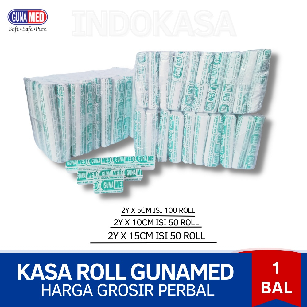 Jual PERBAN GUNAMED 10CM KASA GULUNG ROLL /1 BAL (ISI 50ROL) HARGA ...