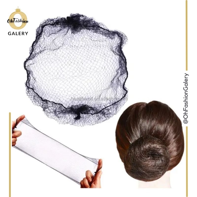 Jual OHFASHION Hair Net Hairnet Sanggul Harnet Jaring Sanggul Jaring ...