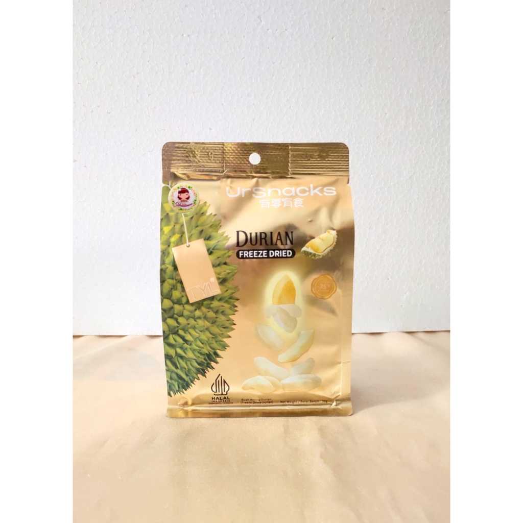 Jual .Snack import | Ursnack Freeze Dried Snack Buah Durian Kering 32 gr (ds bgr) | Shopee Indonesia