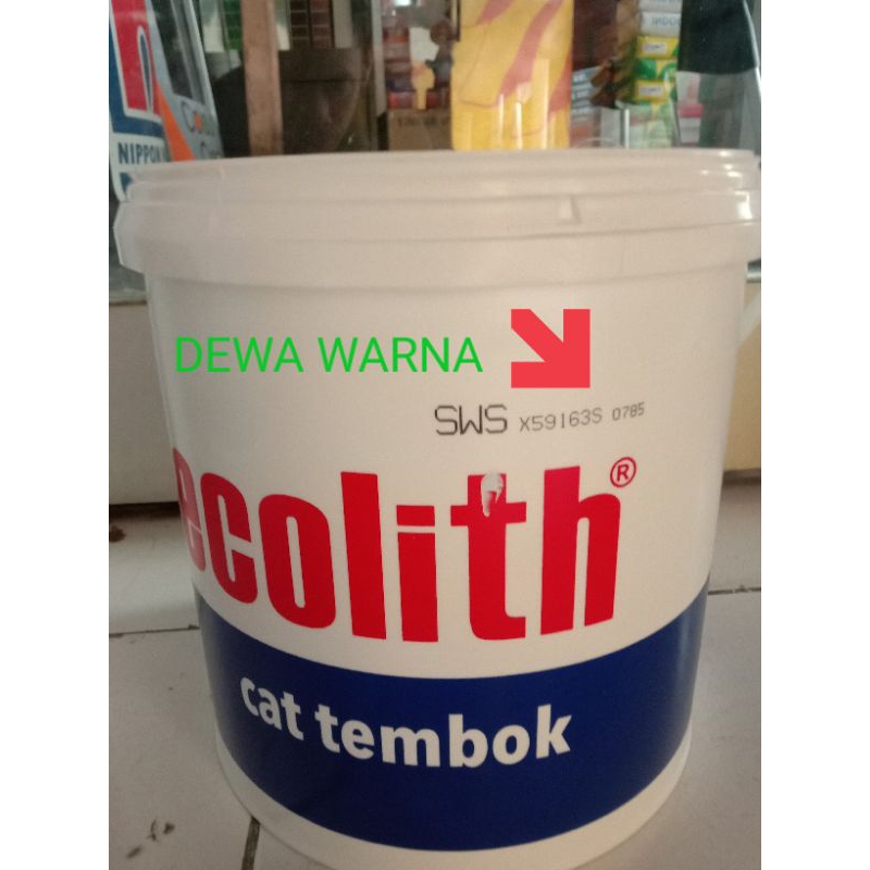 Jual CAT TEMBOK DECOLITH 5 Kg SWS Eksterior/Imterior | Shopee Indonesia