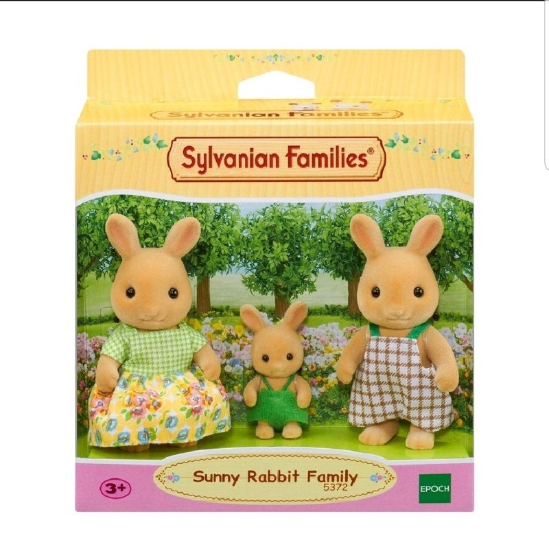 Jual Sylvanian Families Sunny Rabbit Family isi 3 Figure 5372 | Shopee ...