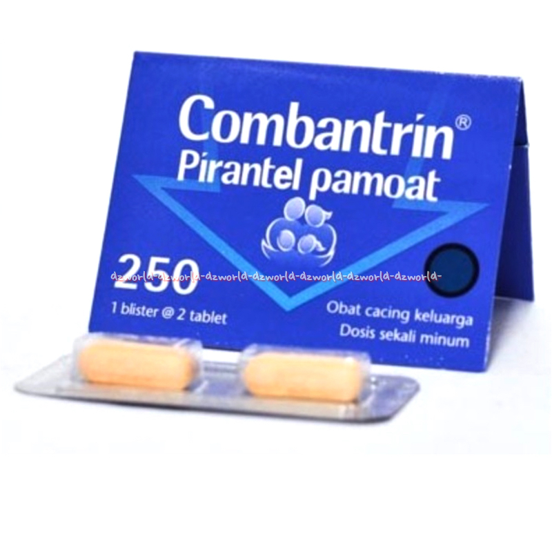 Jual Combantrin 2tablet Pirantel Pamoat Obat Cacing Keluarga Dewasa ...