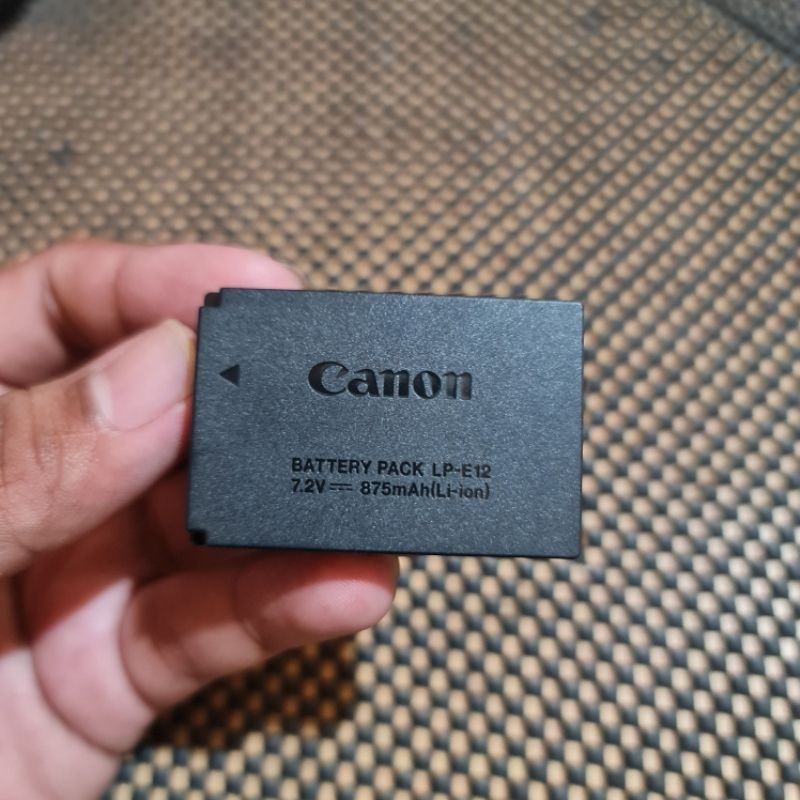 Jual BATERAI / BATRAI CANON LP-E12 ORIGINAL COPOTAN KAMERA LIKE NEW SUPER MURAH | Shopee Indonesia