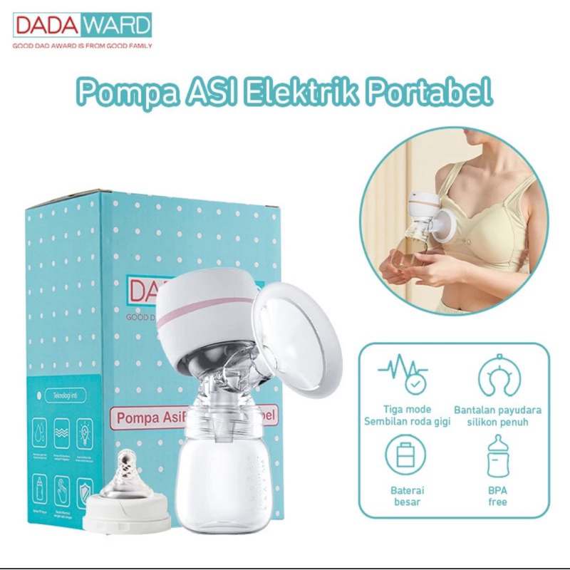 Jual Dadaward pompa asi elektrik wireless tanpa rasa sakit alat pumping asi otomatis bpa free ...