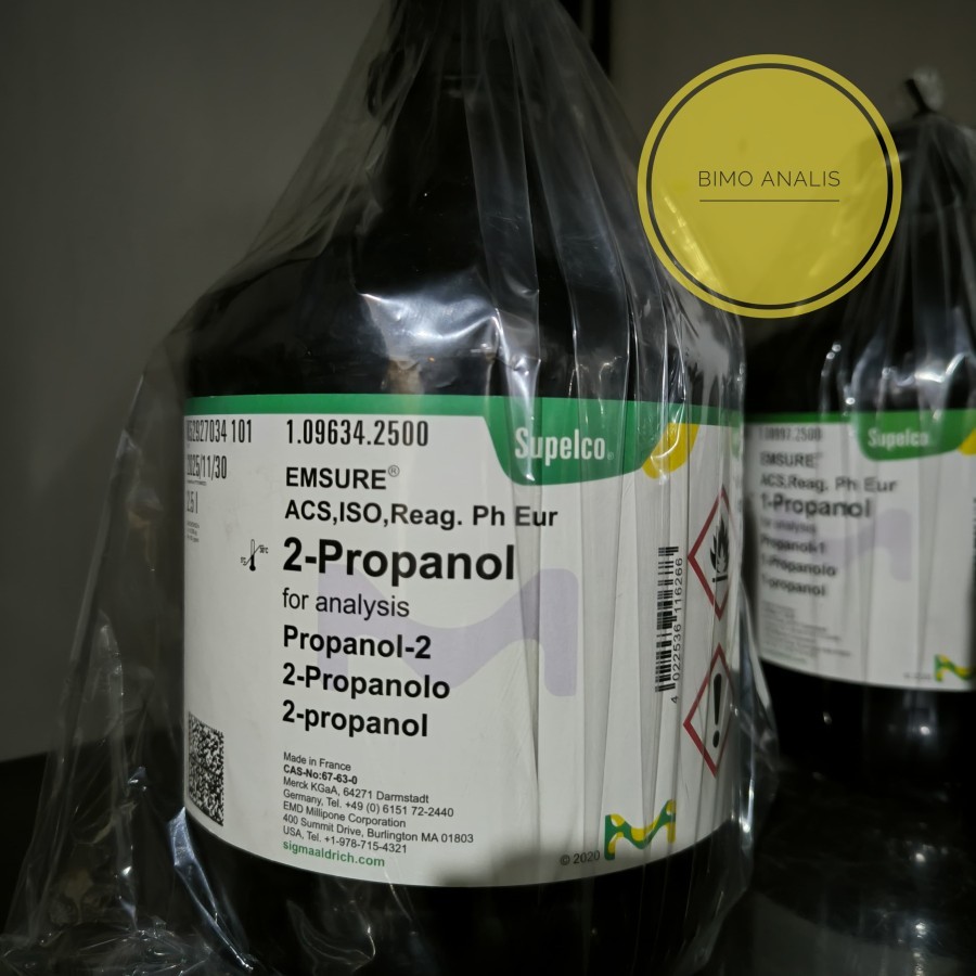 Jual 2 Propanol Pro Analis 2,5L Merck 109634 / isopropil Alkohol / Merck propanol | Shopee Indonesia