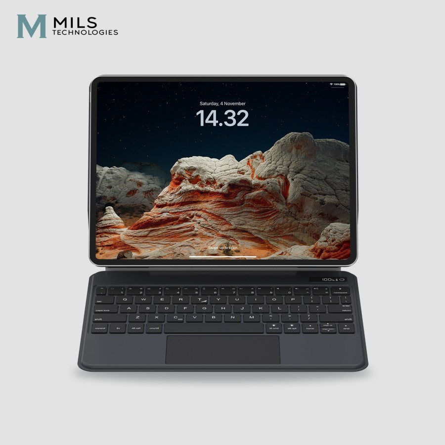 Jual Mils Technologies Floating Keyboard Case for iPad 10 Pro 11 12.9 ...