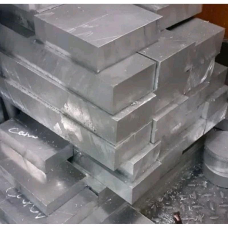 Jual plat aluminium dural tebal 12 mm x 33 mm x 200 mm | Shopee Indonesia
