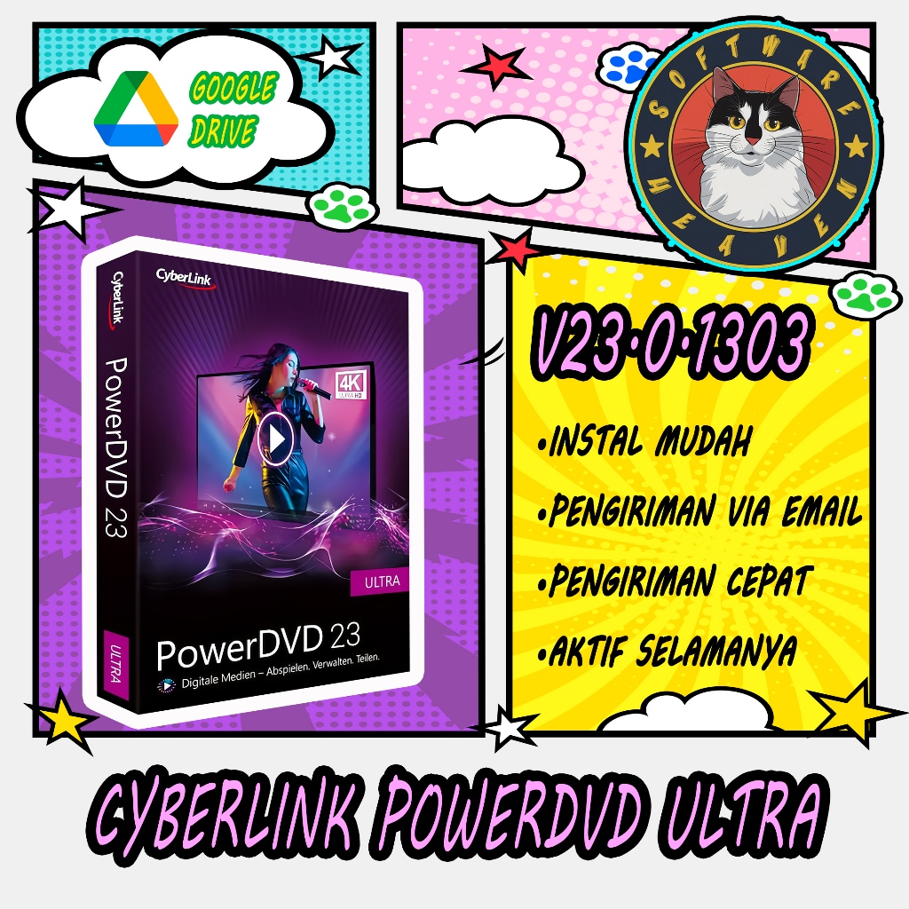 Jual CyberLink PowerDVD Ultra 23 Full Version (Versi Terbaru) | Shopee ...