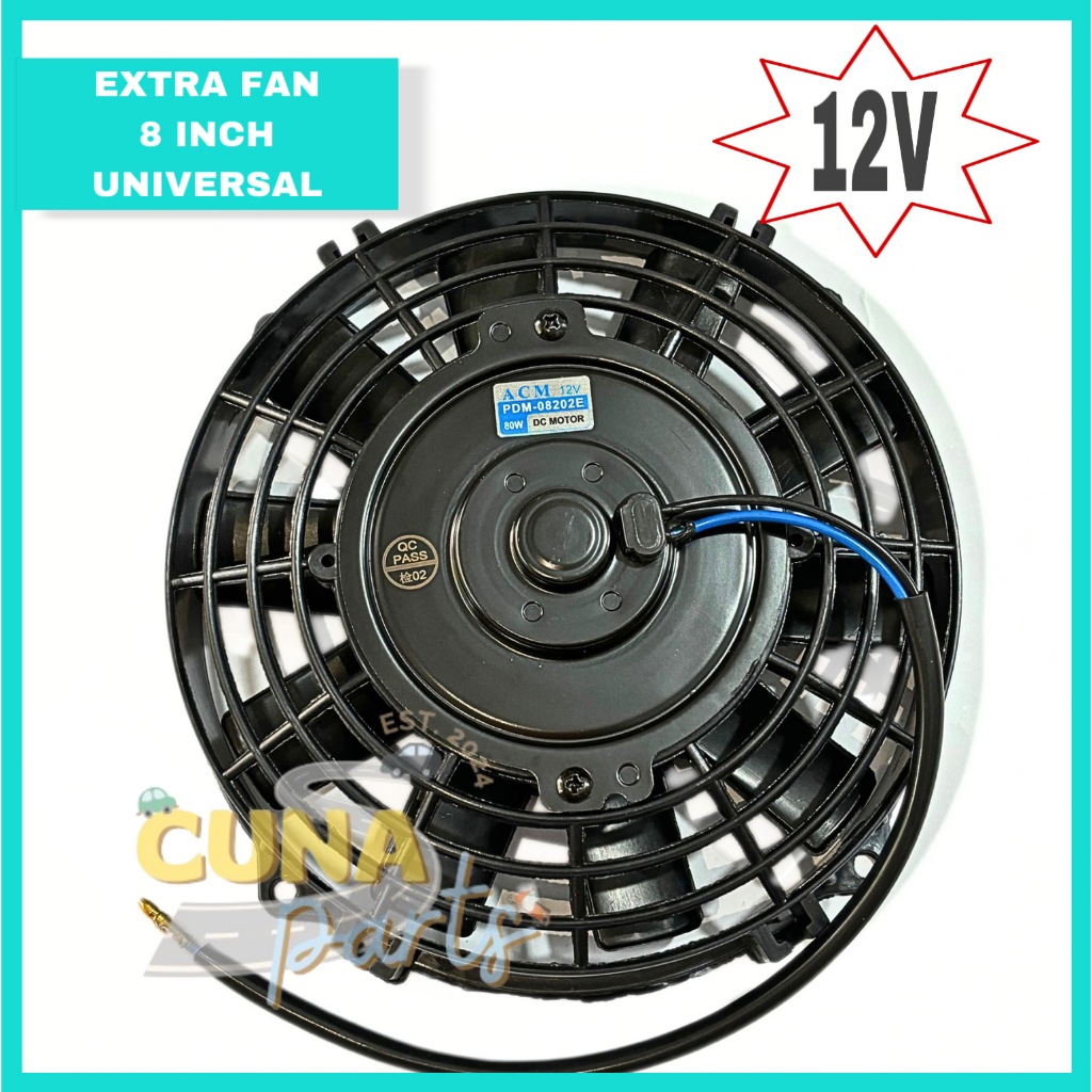 Jual Extra Fan 8 Inch, 12V, 80 Watt AC Mobil (Tiup) - Universal Merk ...