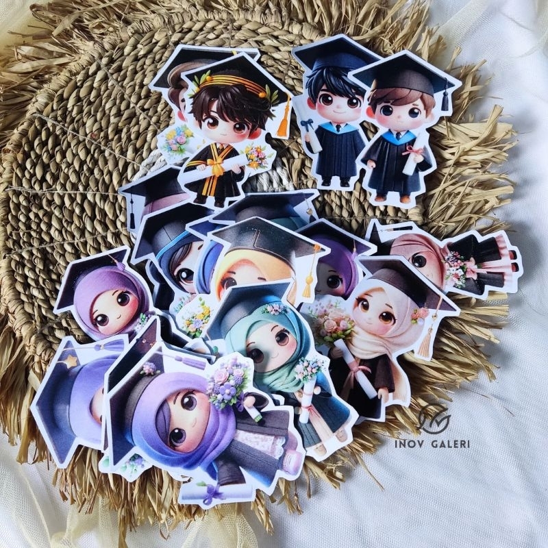 Jual Topper Wisuda bijian | Topper buket |Hiasan buket | Shopee Indonesia