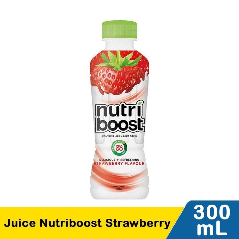 Jual NUTRIBOOST STRAWBERRY 300 ML | NUTRIBOOST ORANGE 300 ML | Shopee ...