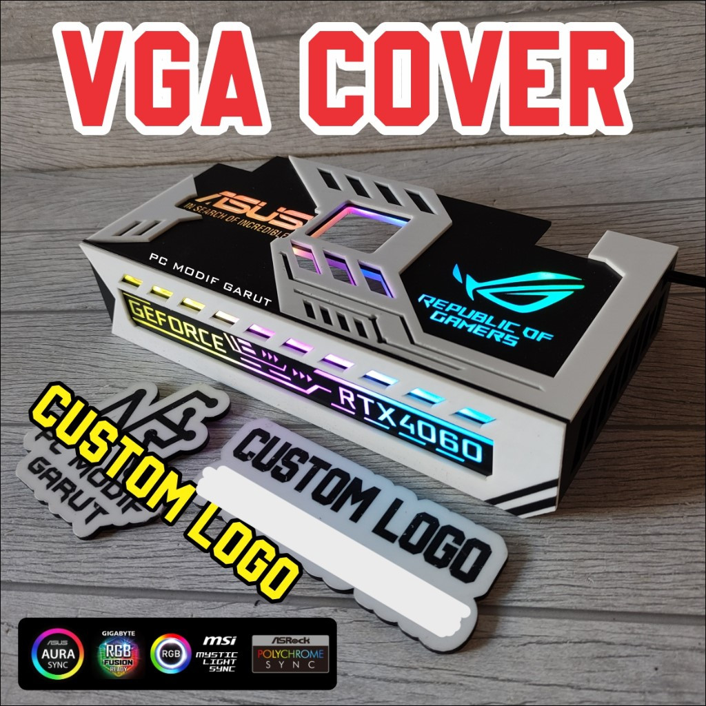 Jual COVER VGA GALAX GTX 1050TI CUSTOM LOGO 3 PIN ARGB SYNC | Shopee ...