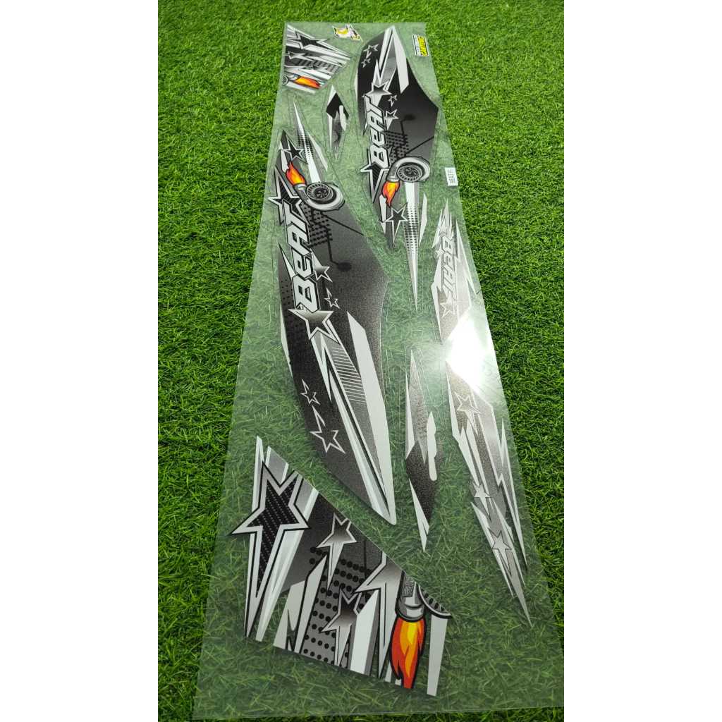 Jual Striping Polet Beat Fi Lis Bahan Bening Transfaran Sticker ...