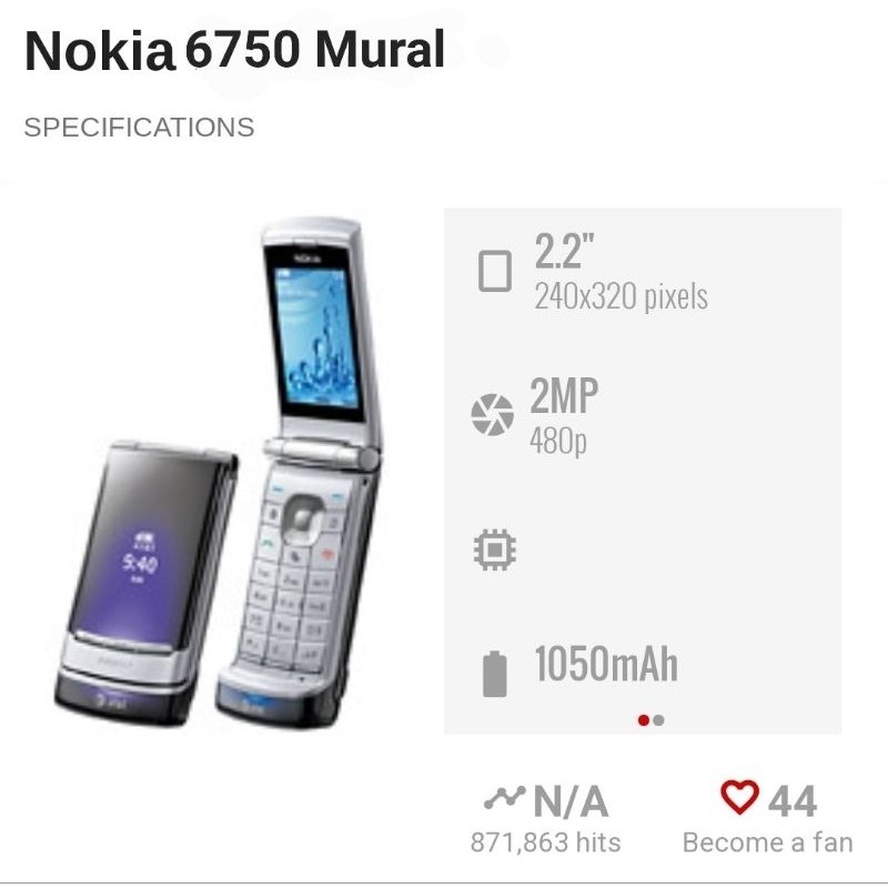 Jual NOKIA 6750 FLIP HP LANGKA UNIK CANTIK DAN MENARIK HP NOSTALGIA 100 ...