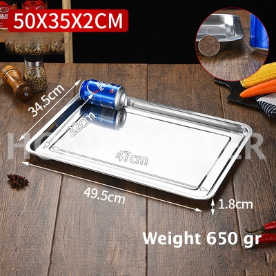 Jual HomeMaster Nampan/Baki/Tray Stainless Persegi Panjang/Rectangle 0. ...