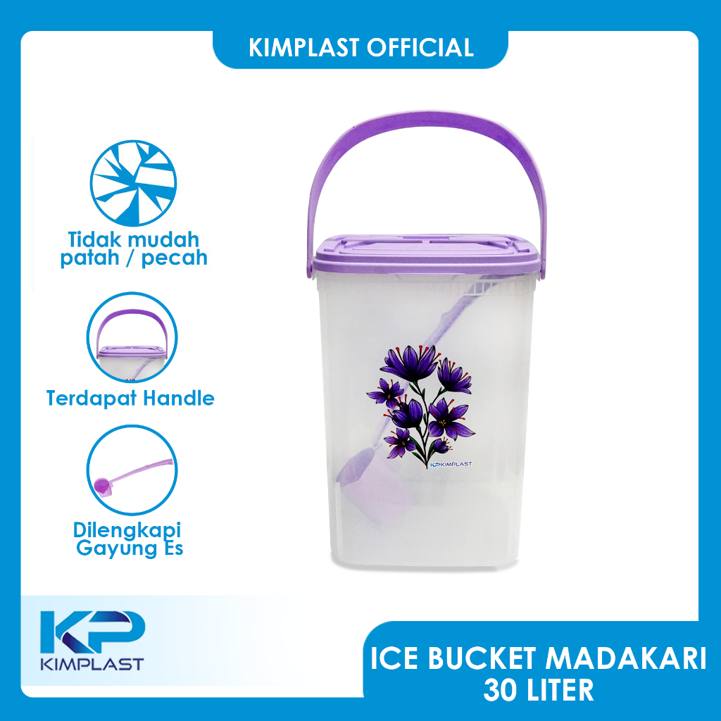 Jual KIMPLAST Ice Bucket Madakari 30 Liter/ Ice Bucket/ Tempat Es ...