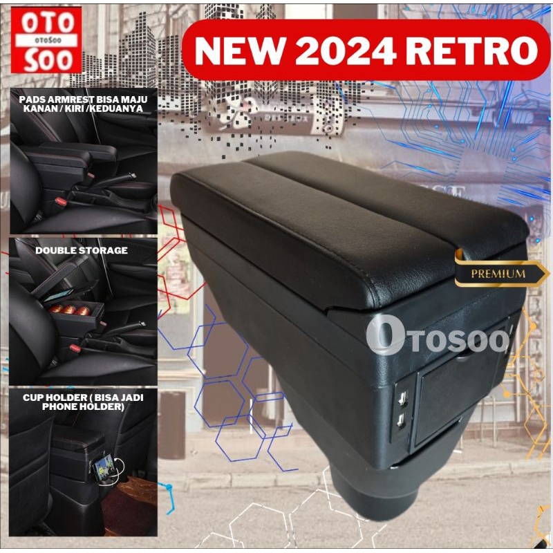 Jual OTOSOO ARMREST BRV BRIO MOBILIO CONSOLE BOX BRV BRIO MOBILIO USB PNP | Shopee Indonesia