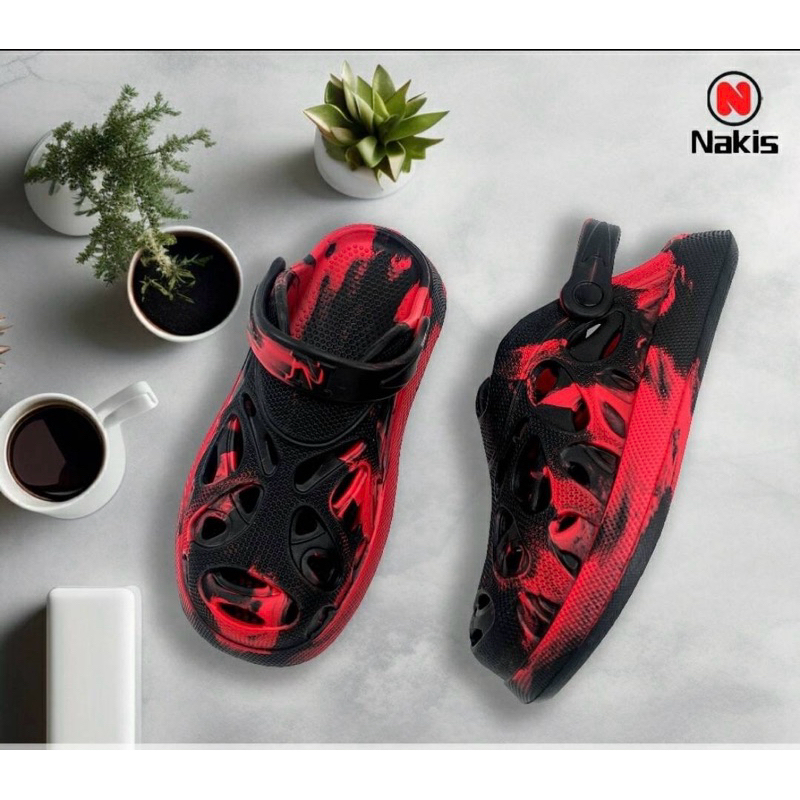 Jual Sepatu Selop Dewasa Bahan eva model kodok baim dengan Motif Army ...