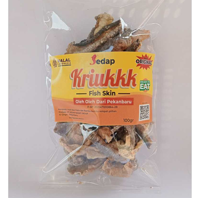 Jual READY TO EAT KRIUK FISH SKIN - KRUPUK KULIT IKAN PATIN SEDAP 100 ...