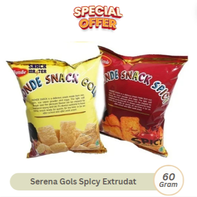 Jual Monde Serena Snack Spicy Gold 60 gr Snack Extrudat | Shopee Indonesia