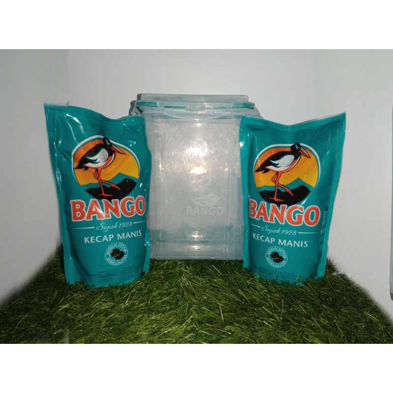 Jual Paket kecap manis "BANGO" (2 x 720ml) + CONTAINER Cantik | Shopee ...