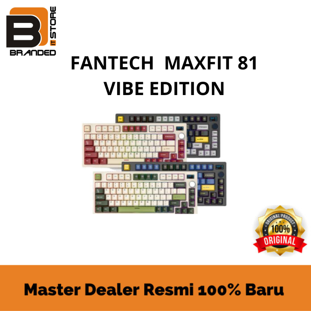 Jual FANTECH MAXFIT81 PBT VIBE EDITION - WIRELESS MECHANICAL Gaming ...