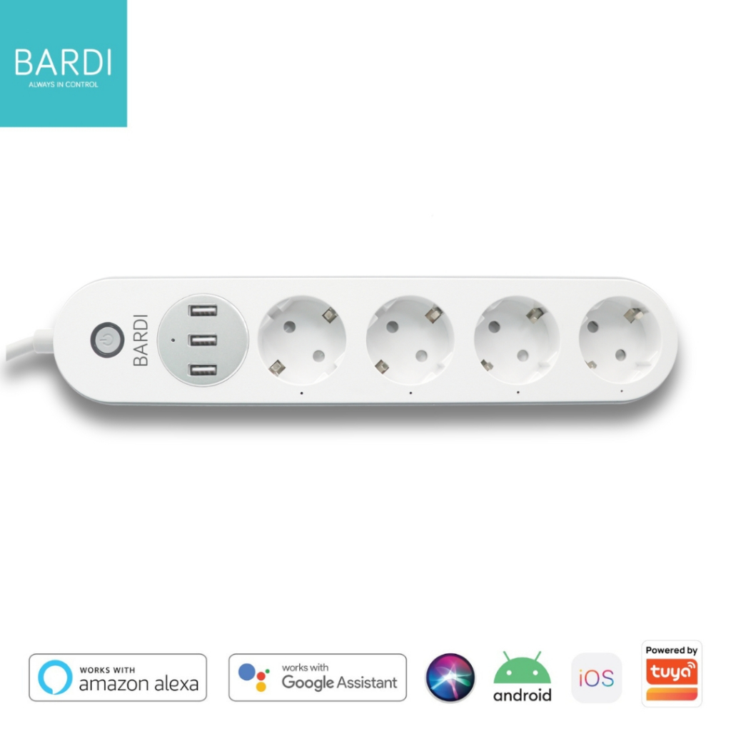 Jual BARDI Smart Extension Power Strip Stop Kontak Colokan Terminal Listrik Estetik USB Socket ...