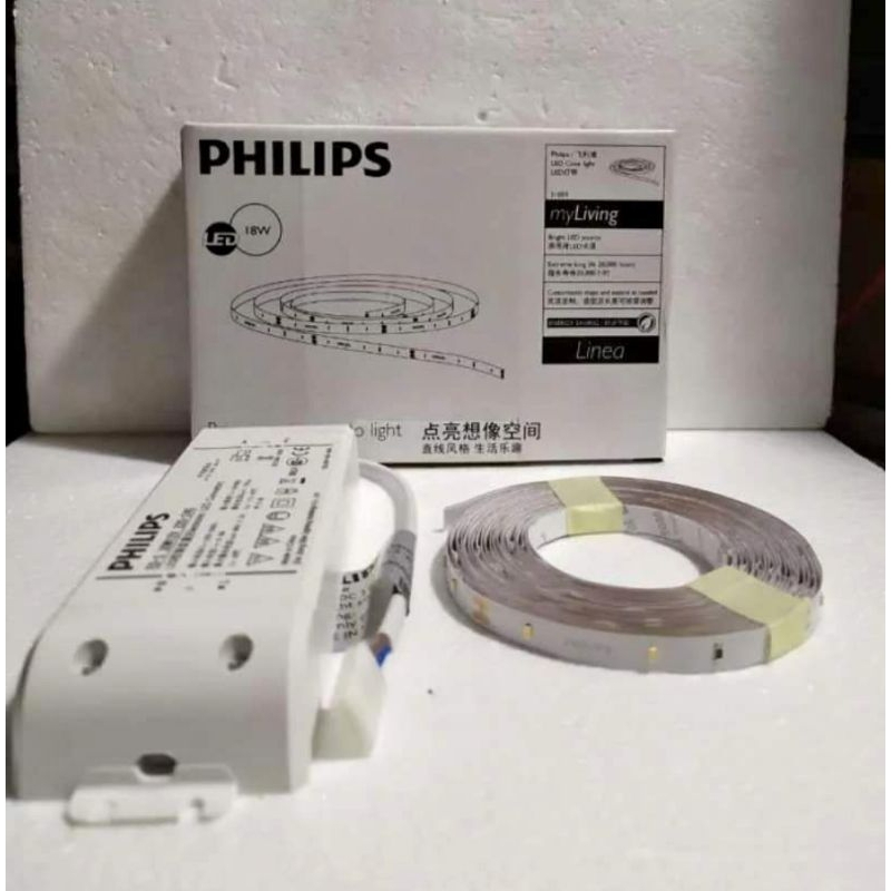 Jual Philips LED Strip 18W 3000K Indoor/ Strip Light Philips Linea 18W ...
