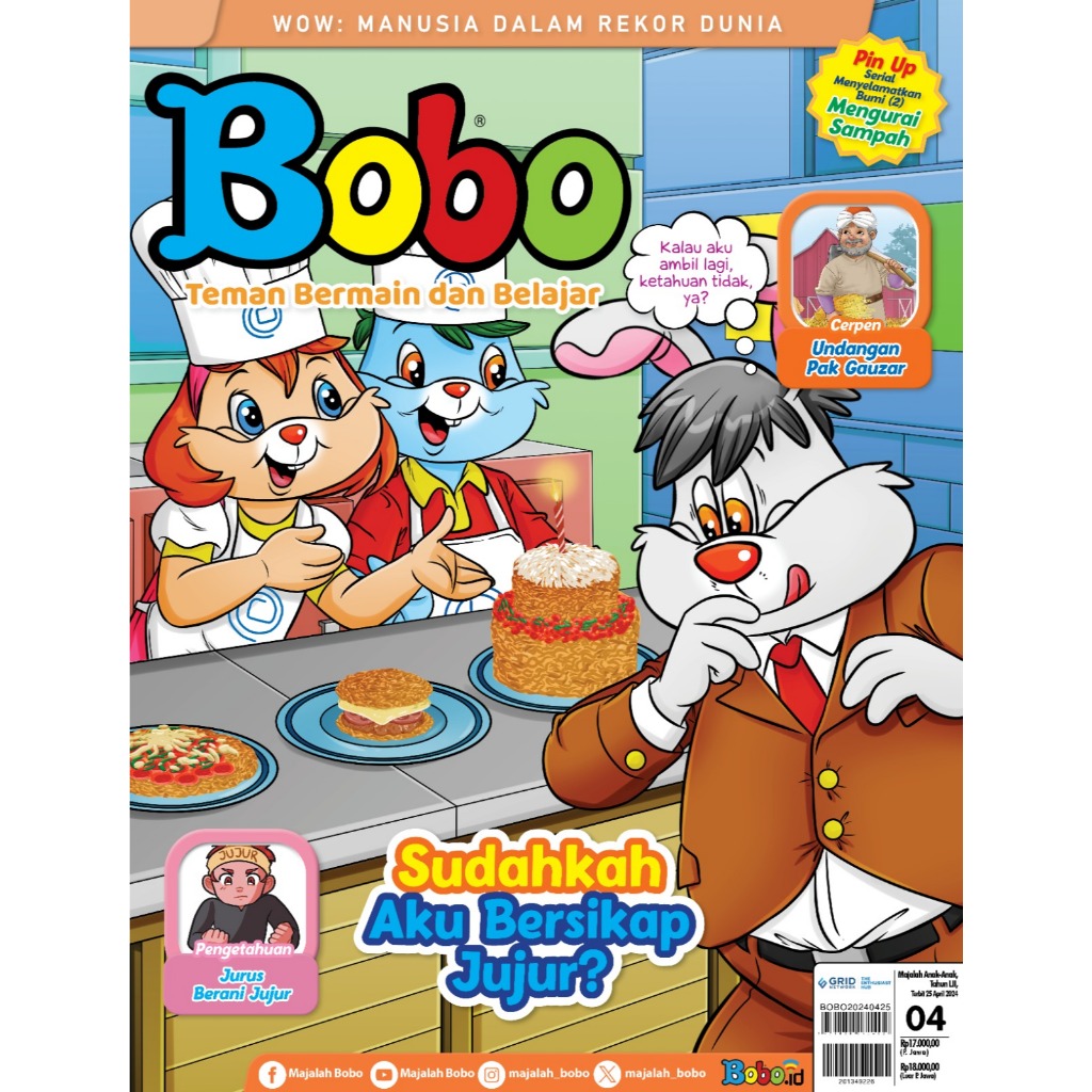 Jual Majalah Bobo edisi April 2024 - Bobo No.04 | Shopee Indonesia