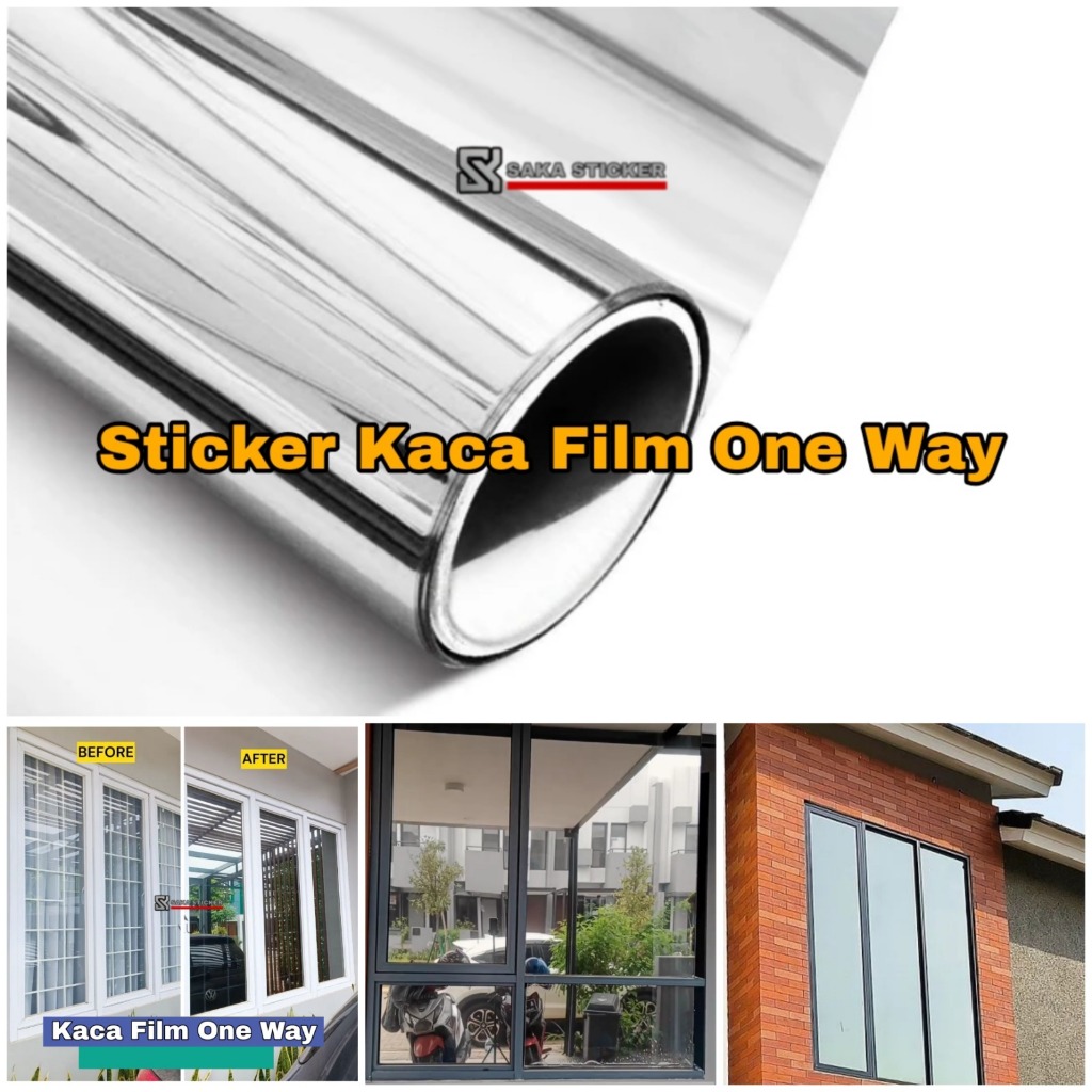 Jual Stiker Kaca Film Jendela Rumah One Way Tidak Tembus Pandang ...
