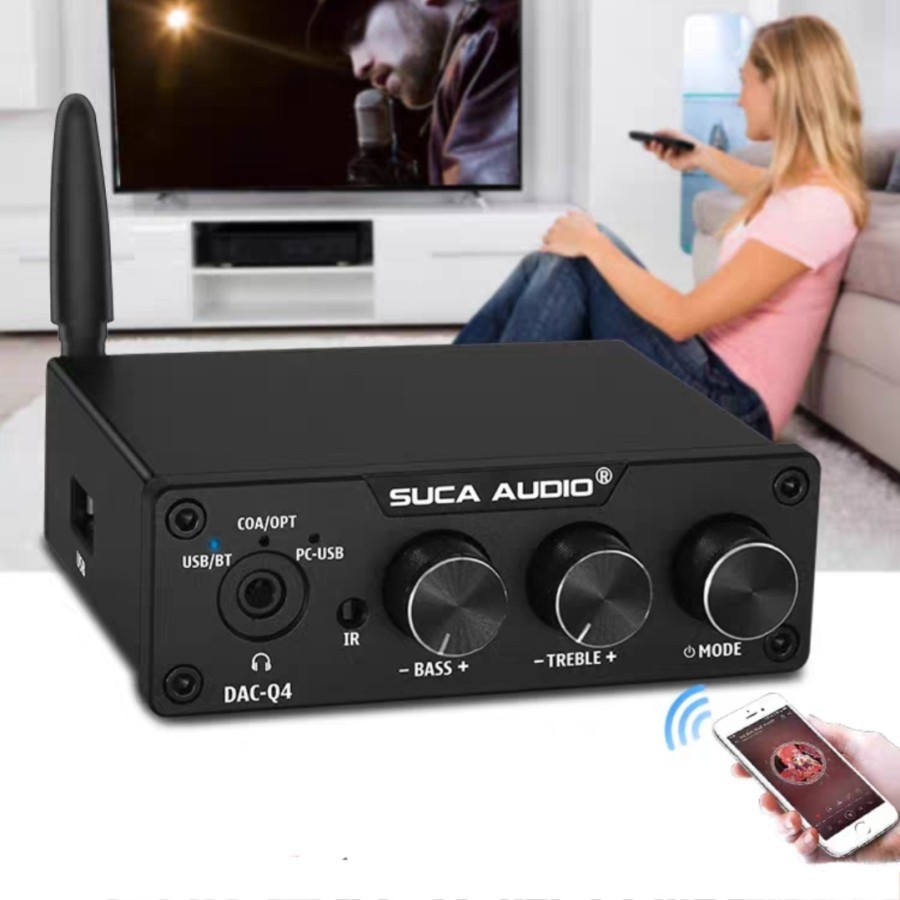 Jual SUCA AUDIO DAC-Q4 USB-DAC, DAC, BT Rec, U-Disk Player & HP ...