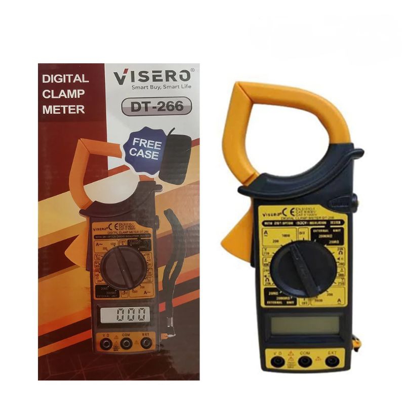 Jual digital clamp meter/tang amper visero DT-266 | Shopee Indonesia