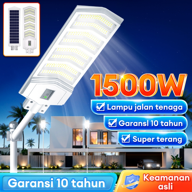 Jual 【COD & READY STOCK】Lampu Tenaga Surya 1500W Lampu Jalan LED lampu solar cell loutdoor ...