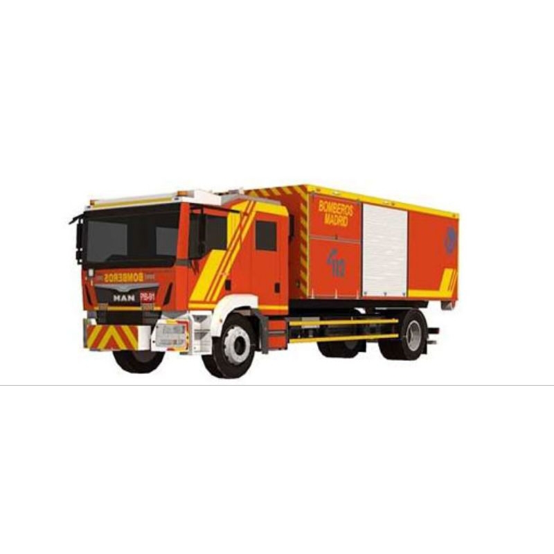 Jual Lembaran pola papercraft truk pemadam kebakaran (PR-D1) | Shopee ...