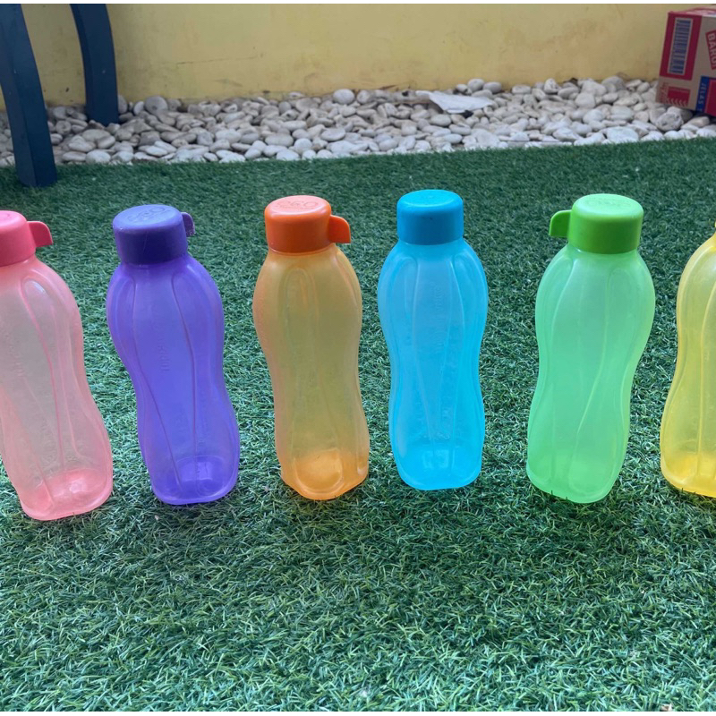 Jual drinking bottle eco ulir 500 ml tupperware second | Shopee Indonesia
