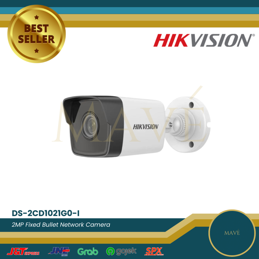 Jual DS-2CD1021G0-I - HIKVISION IP CAMERA 2MP FIXED BULLET CAMERA | Shopee Indonesia