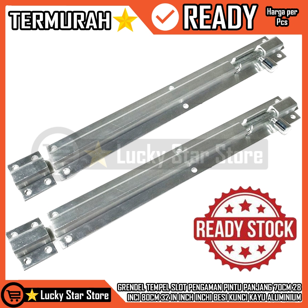Jual Grelio Grendel Tempel Slot Pengaman Pintu Panjang 60cm 24 Inci ...