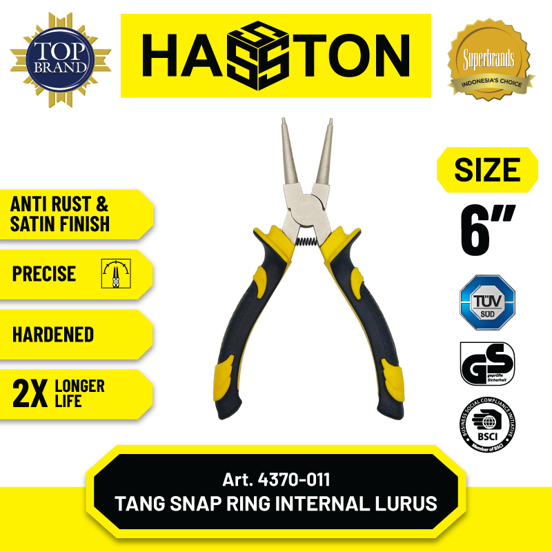 Jual Hasston Tang Ring Ver 6" / Tang Snap Ring Satin External dan ...
