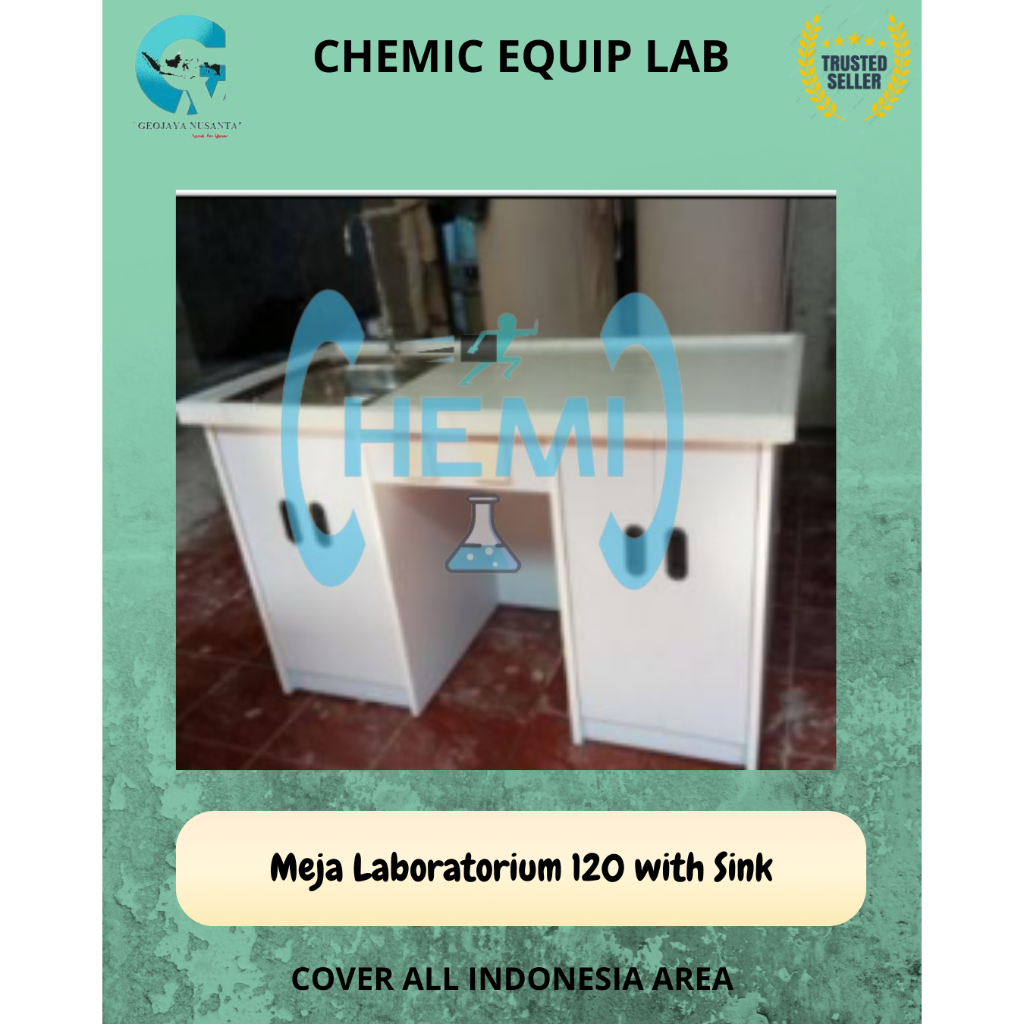 Jual Meja Laboratorium 120 with Sink | Shopee Indonesia