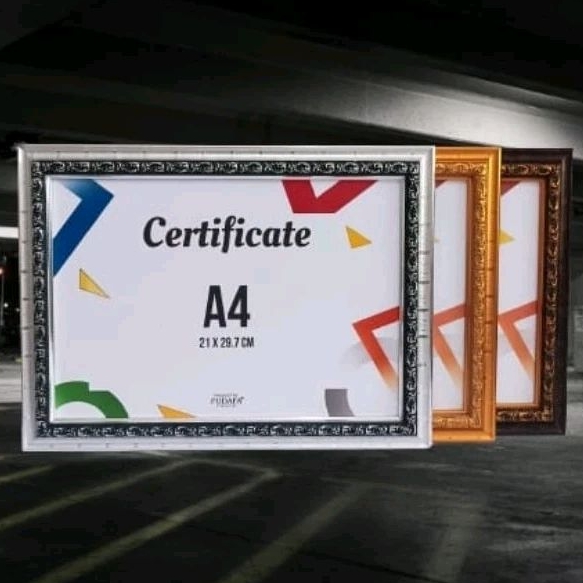 Jual FUDAFA FRAME Ukir C 025 - A4 Sertifikat (21x29.7cm) Frame foto ...